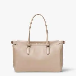 Fendi Peekaboo Tote Small Dove Gray Leather Bag - [gray]